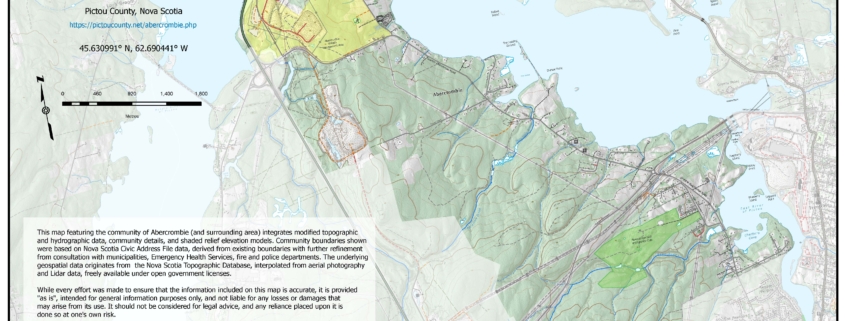 Abercrombie Geography - Pictou County, Nova Scotia
